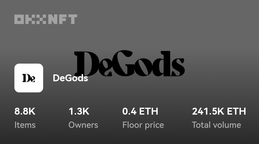 DeGods NFTs | Ethereum | Buy, Sell & Trade NFTs | OKX DeGods NFTs | Ethereum | Buy, Sell & Trade NFTs | OKX